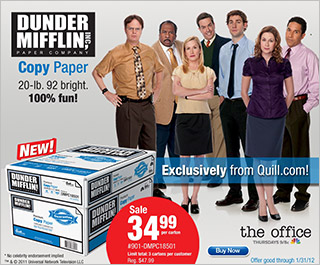 Dunder Mifflin: Dunder Mifflin Paper For Sale at Staples | Long Island Press