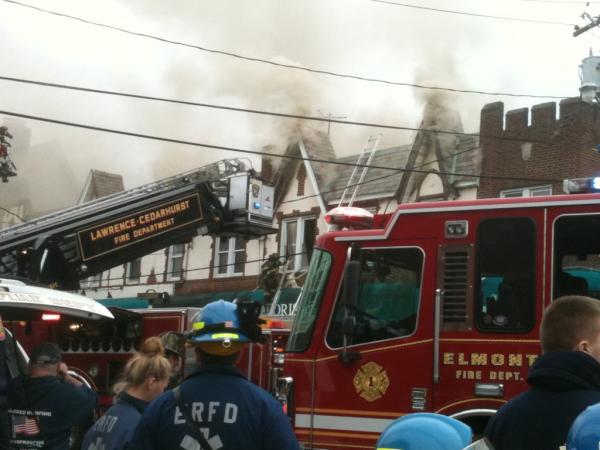 Multiple Fire Departments Fight Hewlett Fire | Long Island Press